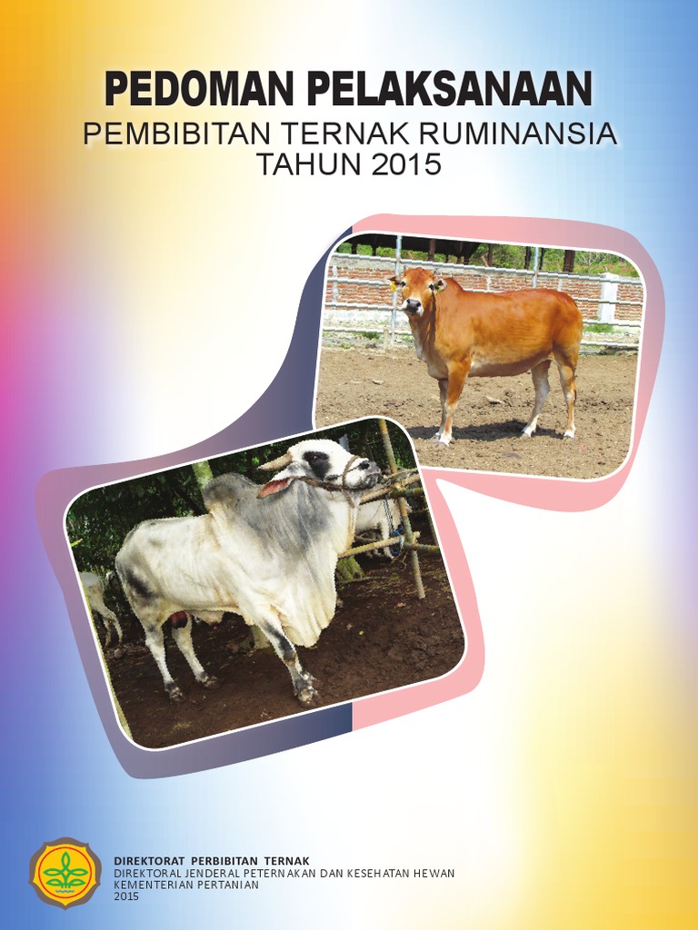 Pedoman Pelaksanaan Pembibitan Ternak Ruminansia 2015 PDF | PDF