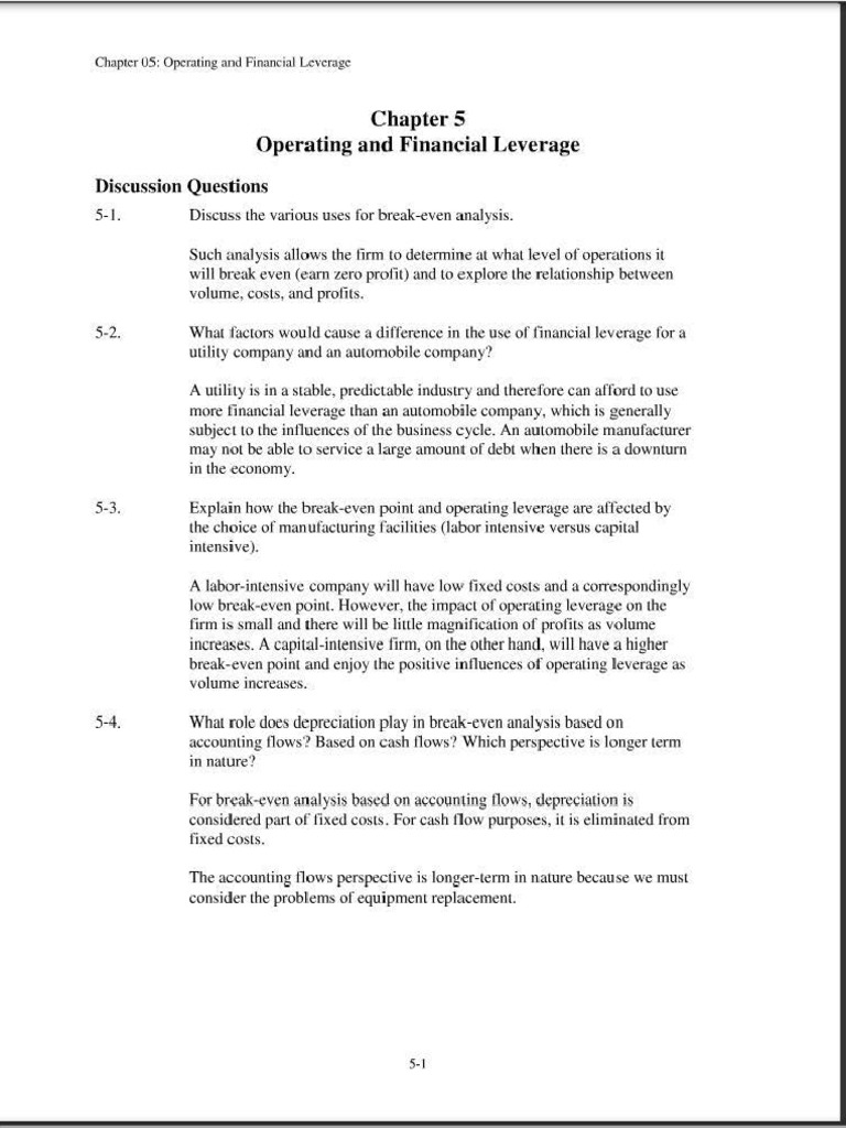 Chapter5 HW Answers PDF | PDF | Capital Structure | Stocks