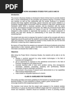 Project Work Class 12 BST New | PDF | Warehouse | Marketing