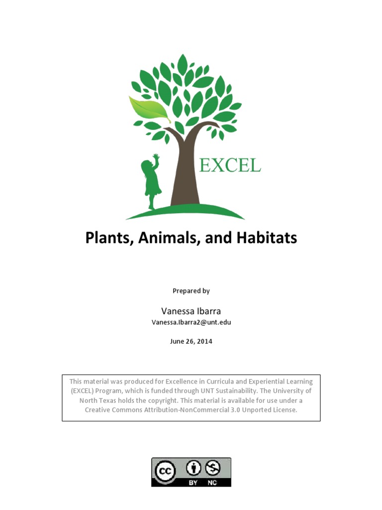 Second Grade Plants, Animals and Habitats PDF | PDF | Science | Ecology