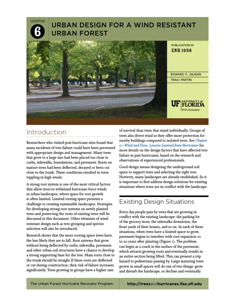 Urban Design For A Wind Resistant PDF | PDF | Sidewalk | Trees