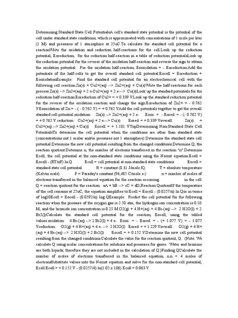 Chemchem | PDF | Redox | Physical Sciences