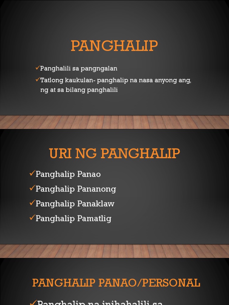 Panghalip | PDF