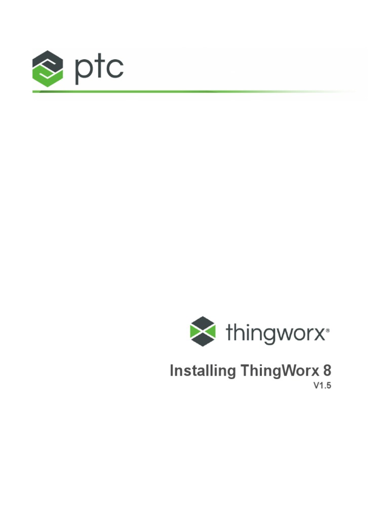 Installing ThingWorx 8 5 | PDF | Postgre Sql | Web Application