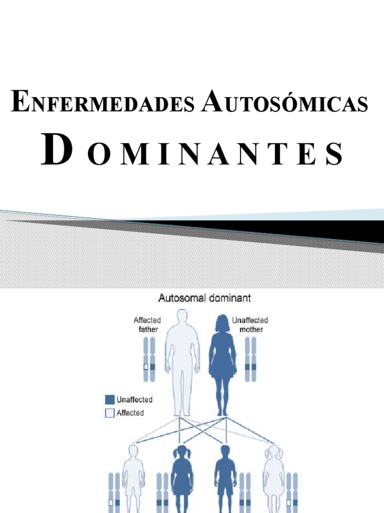 Enfermedades Autosómicas Dominantes | PDF | Medicina CLINICA ...