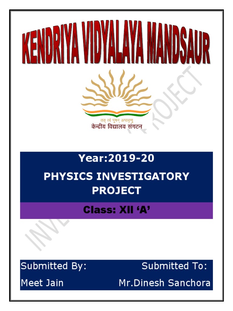Physics Project File | PDF | Rectifier | Direct Current
