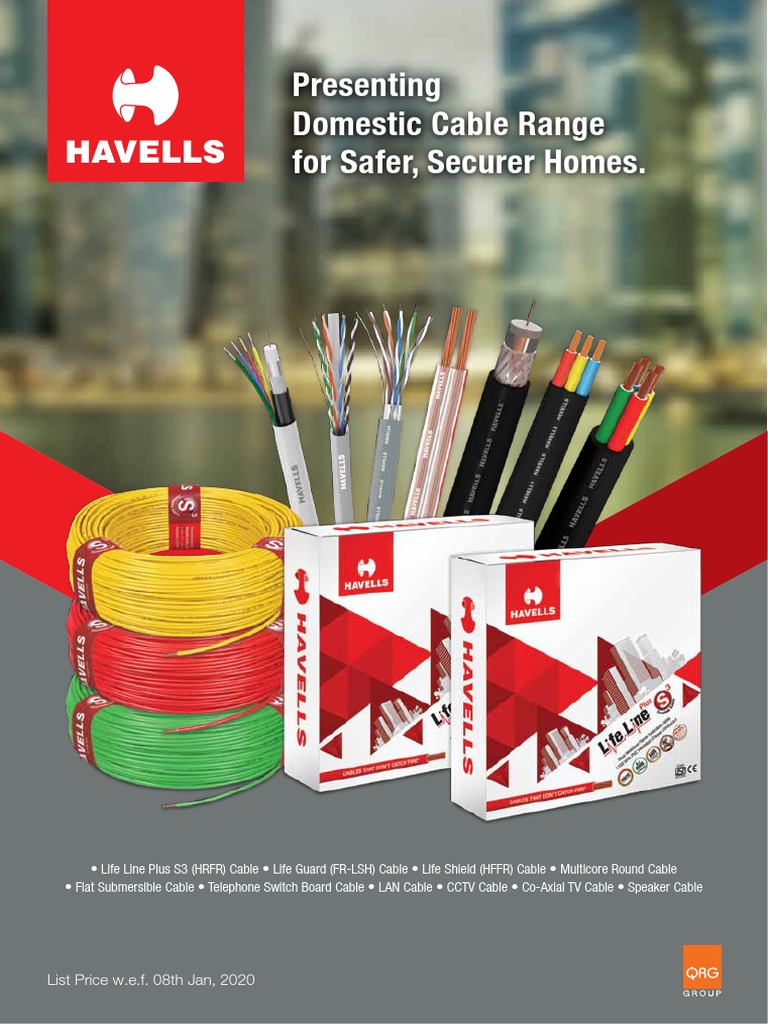 Havells ConsumerCables2020 | PDF | Coaxial Cable | Electronics