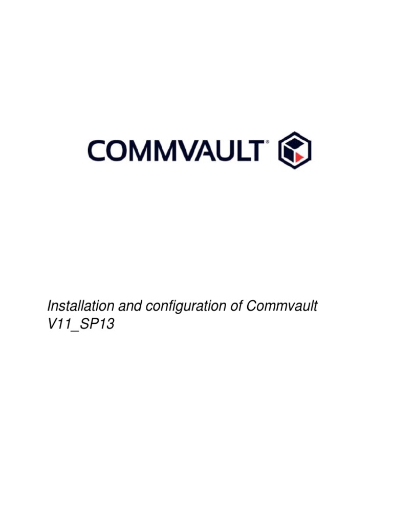 CommVault - Client Install | Download Free PDF | Microsoft Windows ...