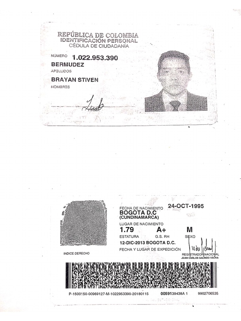 Cedula Brayan PDF | PDF