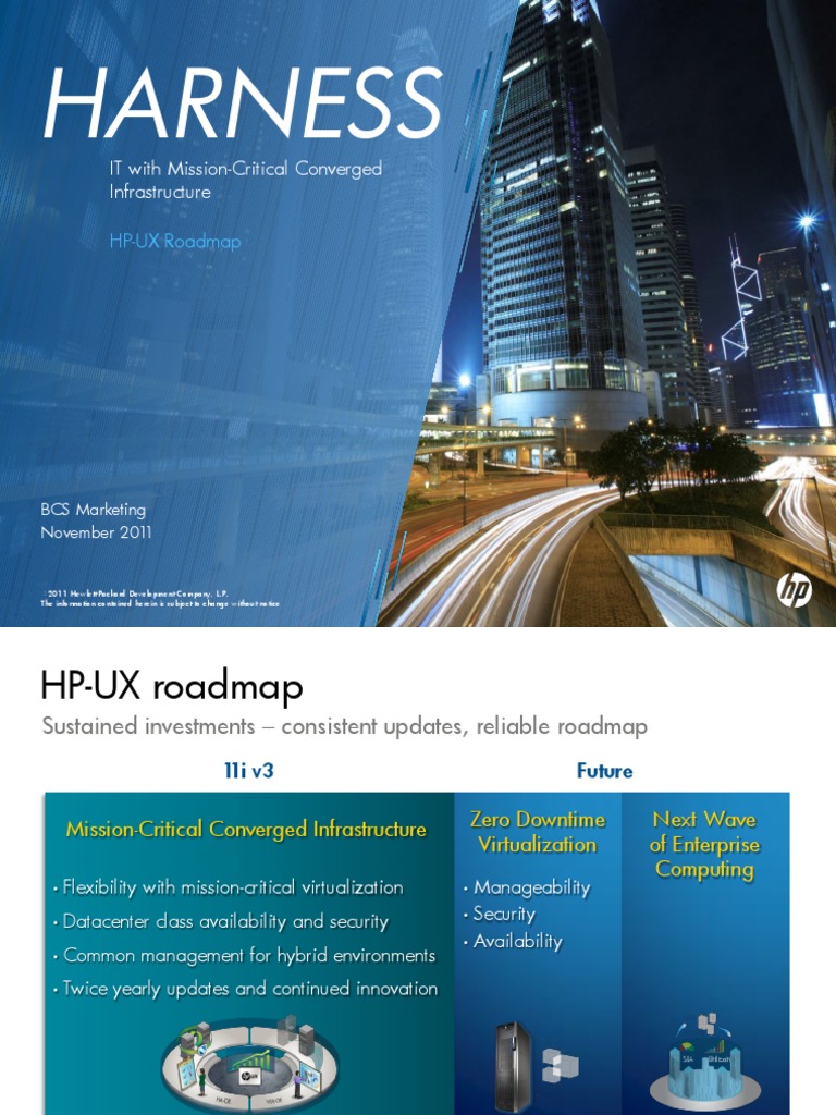 HP-UX 11i v3-RoadMap | PDF | Virtualization | Computer Cluster