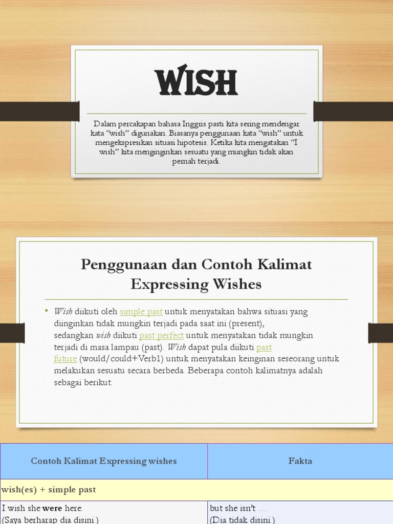 Wish | PDF