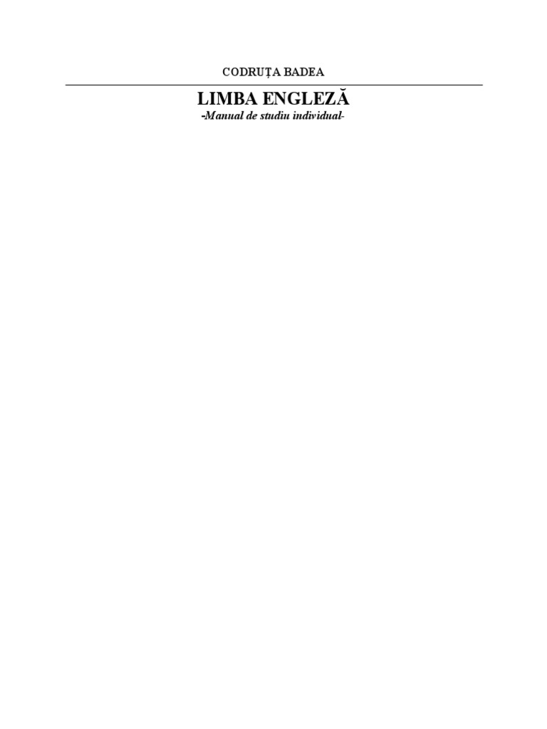 D 1 Limba Engleza Badea Codruta PDF PDF | PDF | Crime & Violence | Crime Thriller