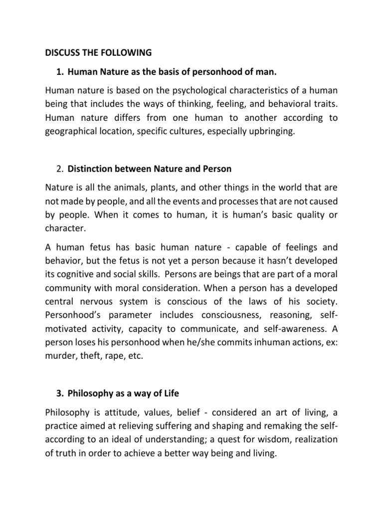 Human Nature | PDF