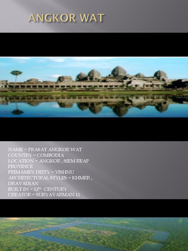 Angkor Wat: History and Significance | PDF | Social Science | Art