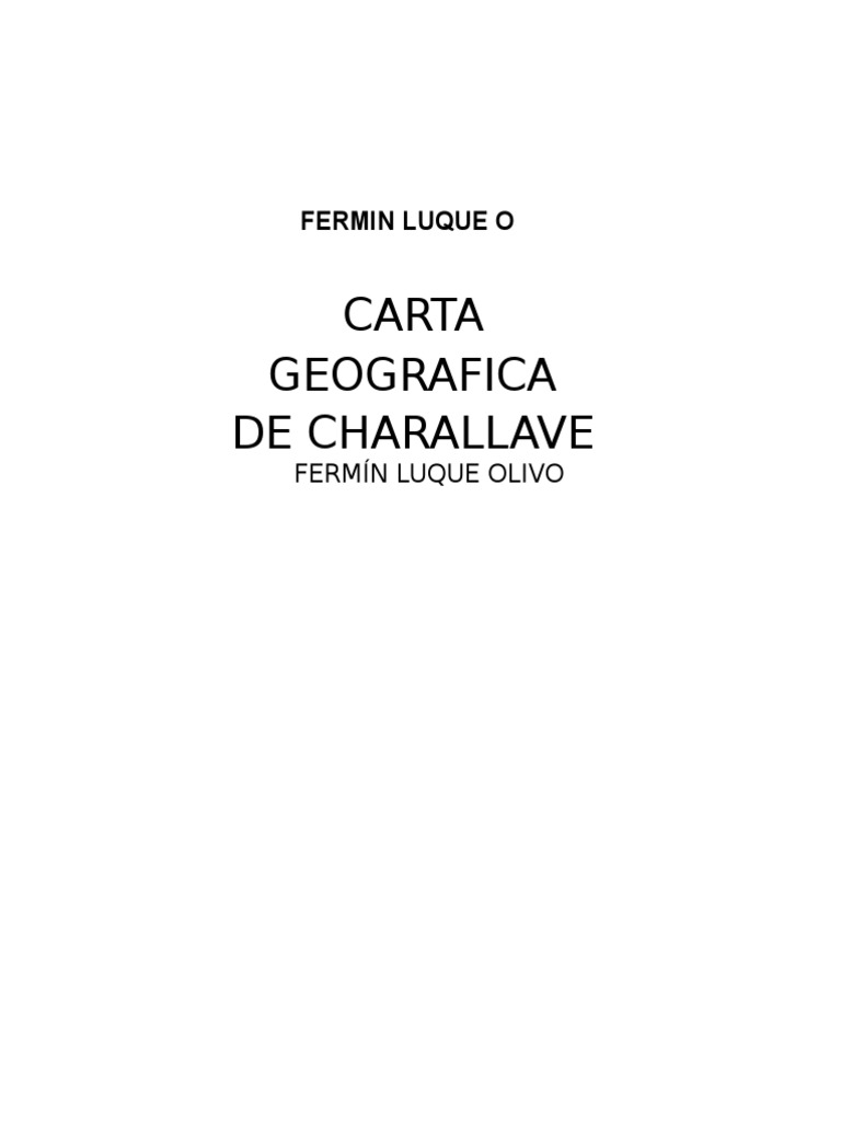 Carta Geografica de Charallave | PDF | Ciencias de la Tierra | Naturaleza