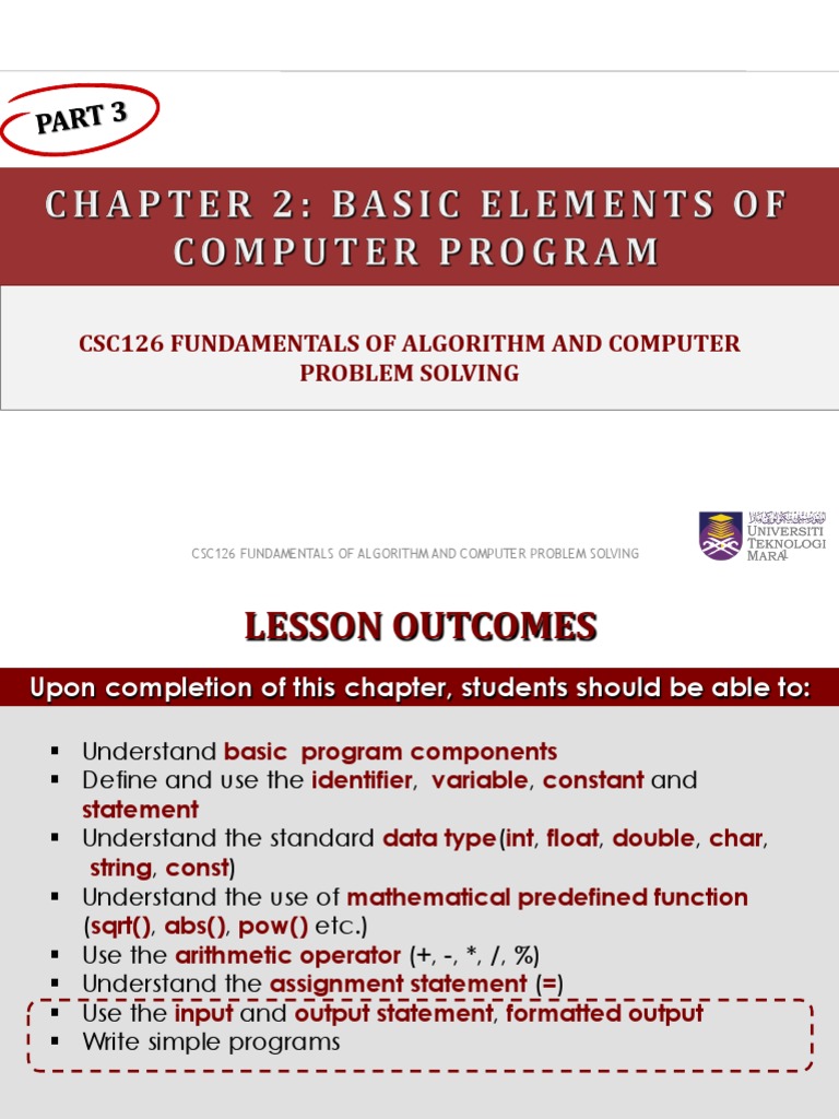 CSC126 CH2P3 | PDF | Input/Output | Algorithms