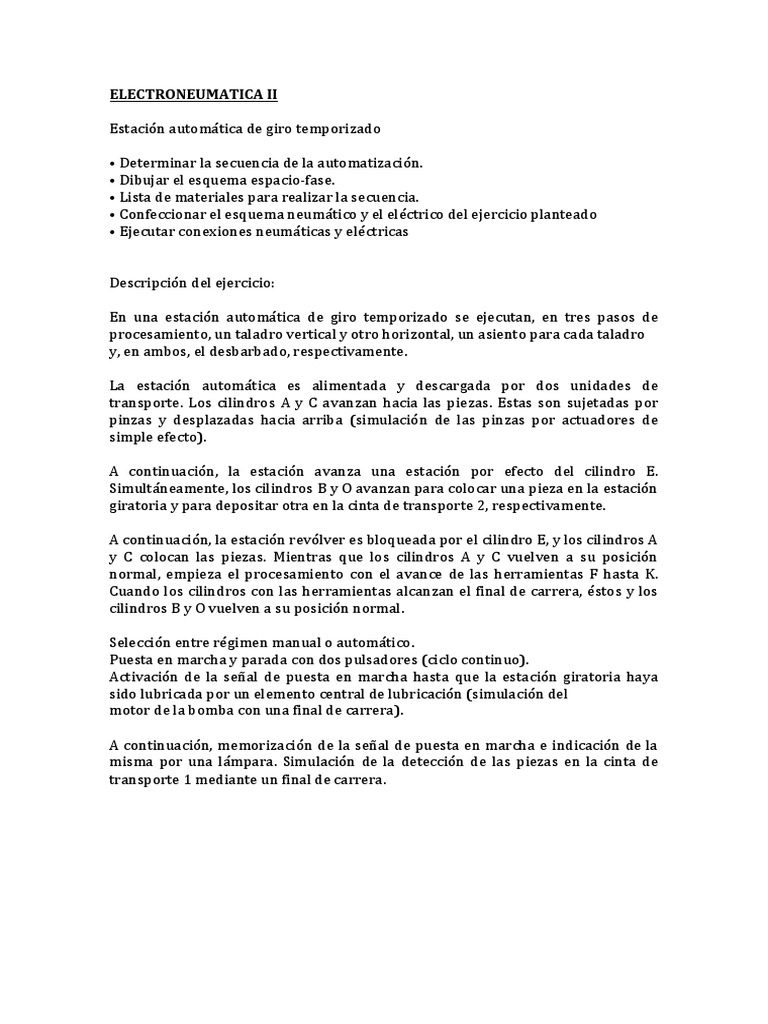 Electroneumatica 2 | PDF