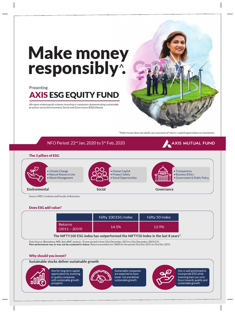 Axis ESG Equity Fund - One Pager PDF | PDF | Asset Allocation ...