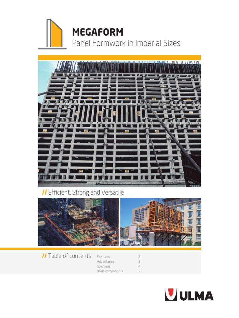 Cat Megaform Usa PDF | PDF | Economic Sectors | Building Technology