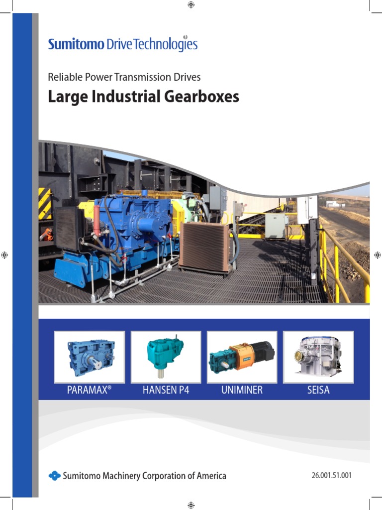 Large Industrial Gearbox Brochure | PDF | Transmission (Mechanics) | Gear