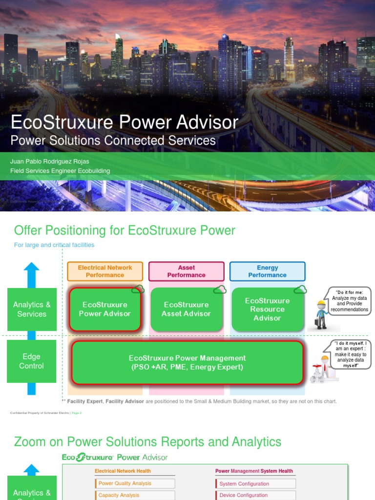 EcoStruxure Power Advisor - Training | PDF | Data Quality | Electric Power