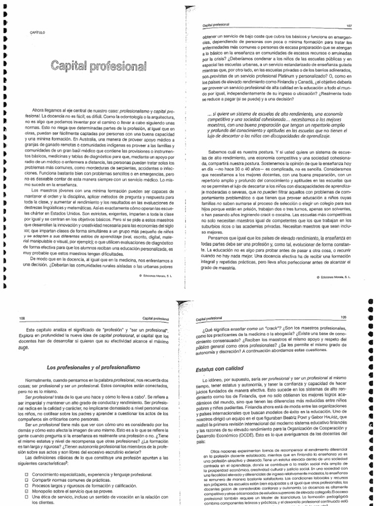 Hargreaves & Fullan - Capital Profesional - Cap5 PDF | PDF