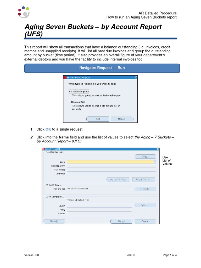 7 Bucket Aging Report | PDF | Receipt | Invoice
