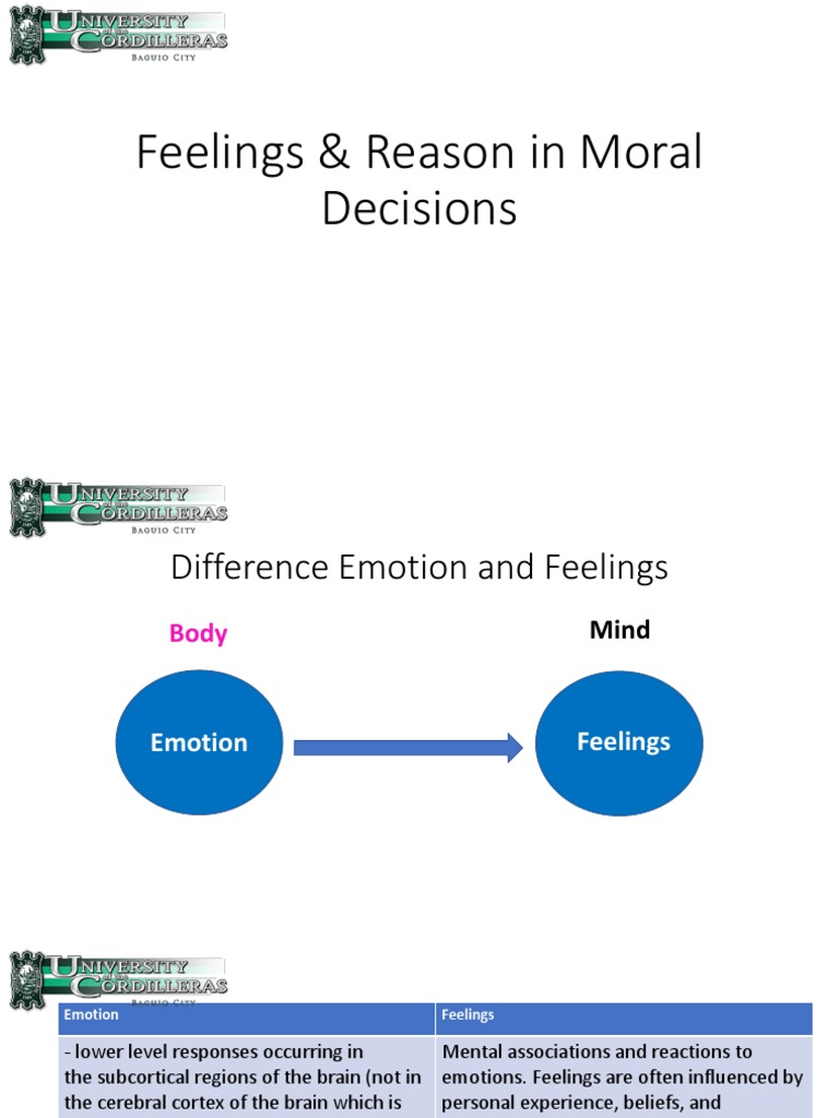 Feelings Emotions Reason PDF | PDF | Emotions | Feeling