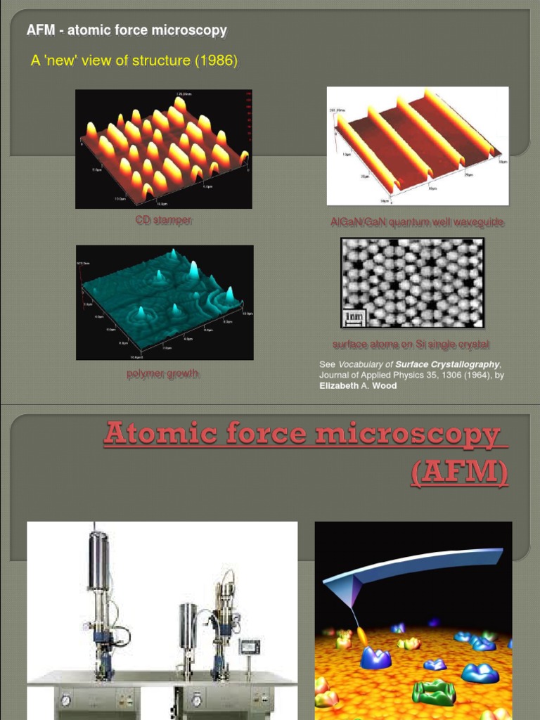 Lecture 2 7 Atomic - Force - Micros | PDF | Atomic Force Microscopy ...