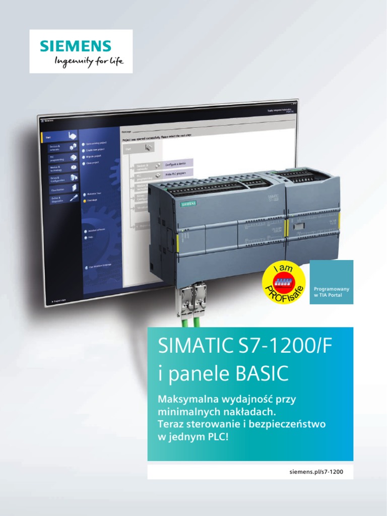 Simatic s7-1200f I Panele Basic | PDF