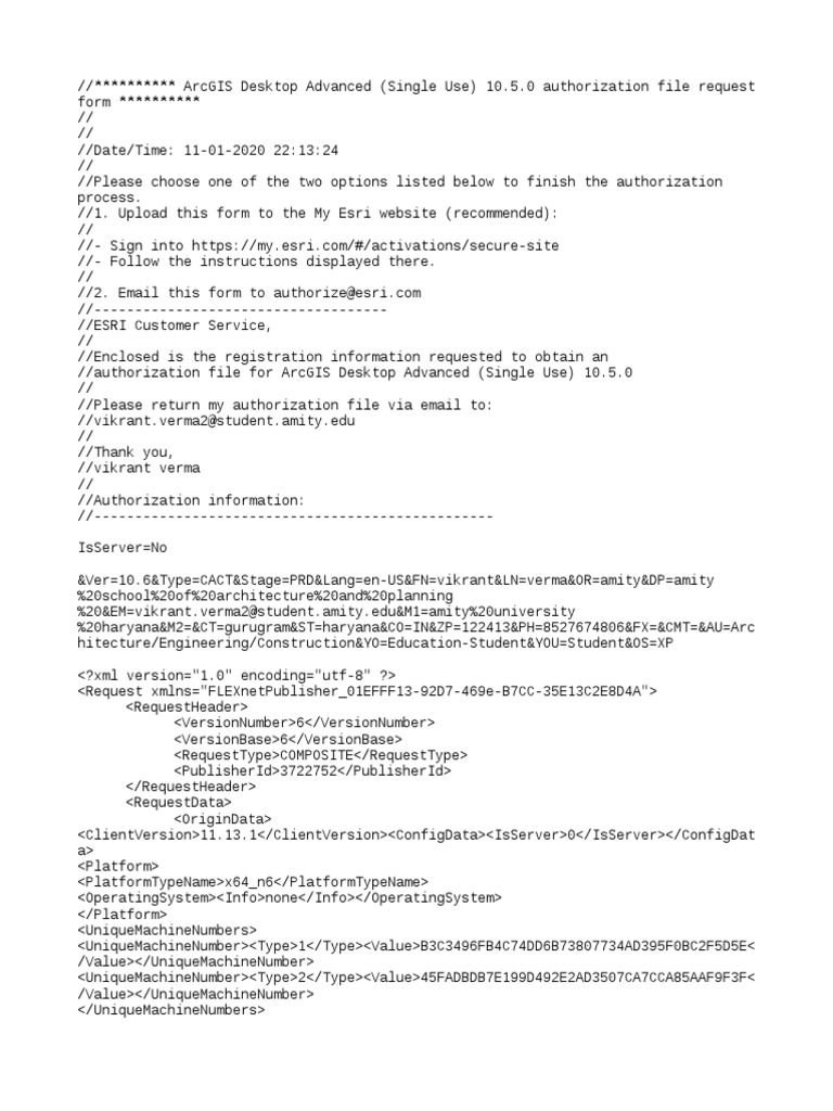 Authorize 3 | PDF | Esri | Software