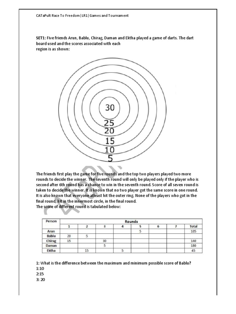 Logic Puzzle Tournament Guide | PDF | Tournament | Sports Competitions