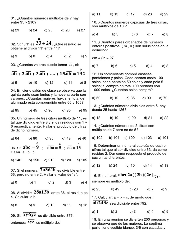 Aritmetica 88888 | PDF | Aritmética | Enseñanza de matemática