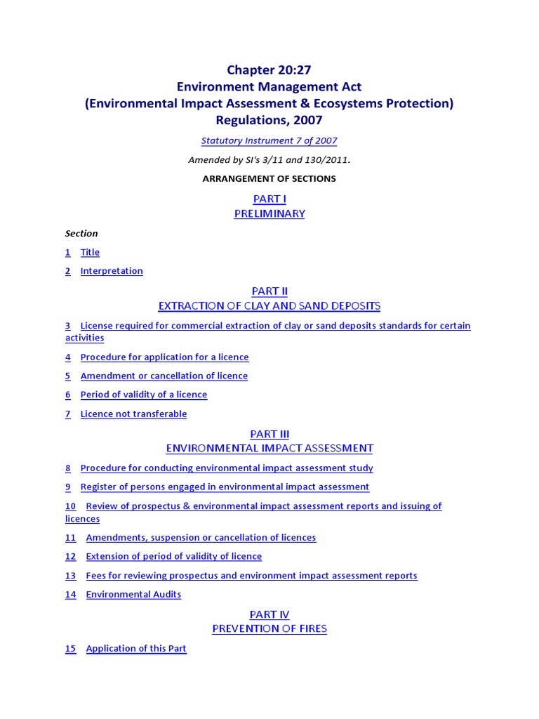Ema - Si 7 - 2007 | PDF | Environmental Impact Assessment | License