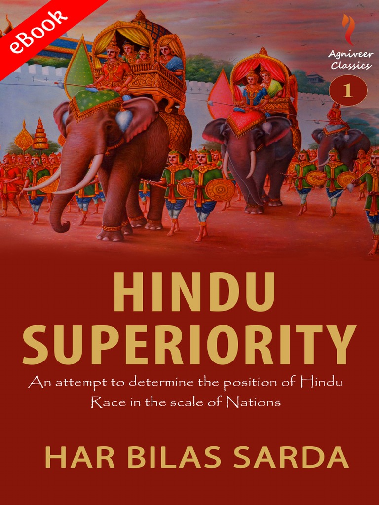 01 - Hindu Superiority Harbilas Sarda - Ag PDF | PDF | Vedas | Sanskrit