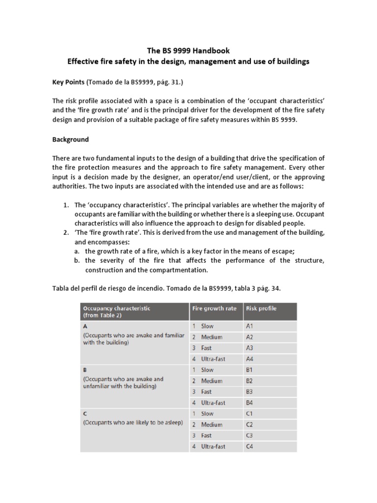 The BS 9999 Handbook | PDF