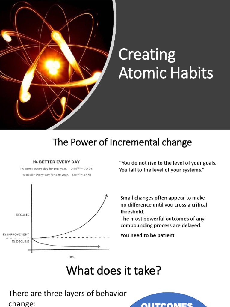 Atomic Habits | PDF | Habits | Self Control