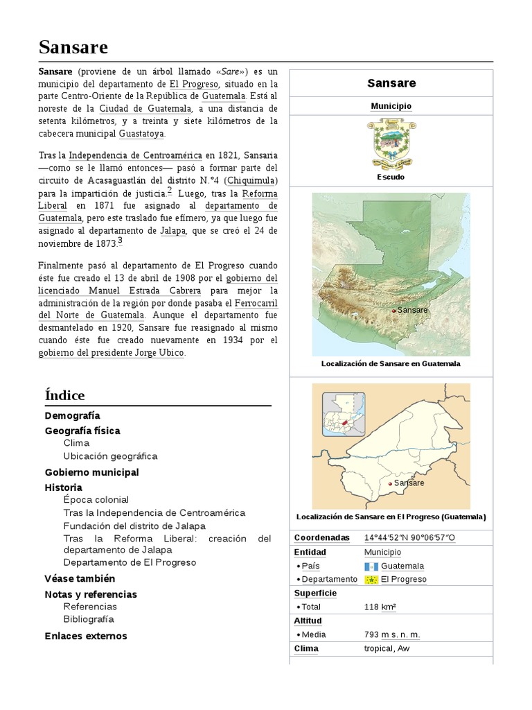 Sansare | PDF | Guatemala | Gobierno