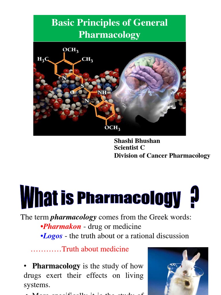 Basic Principles of Pharmacology | PDF | Receptor Antagonist | Drug ...