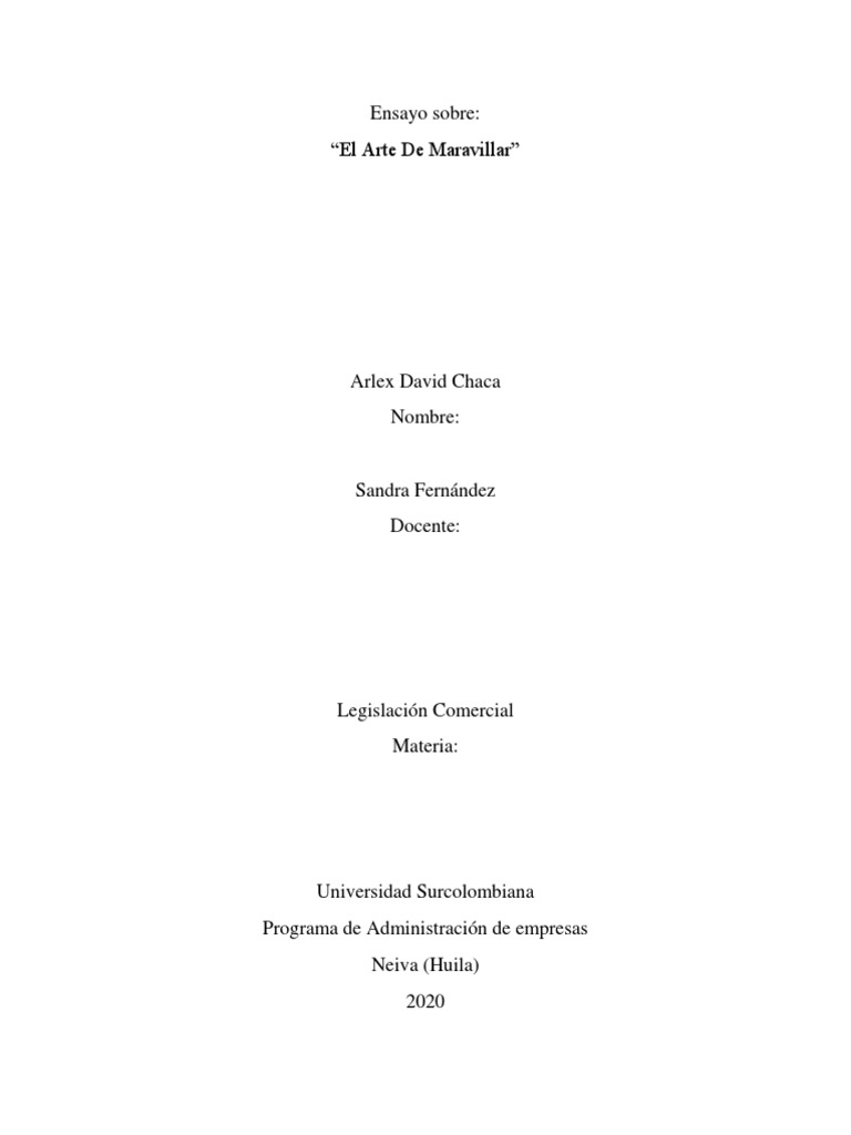 El Arte de Maravillar Chaca | PDF | Maestros | Amor