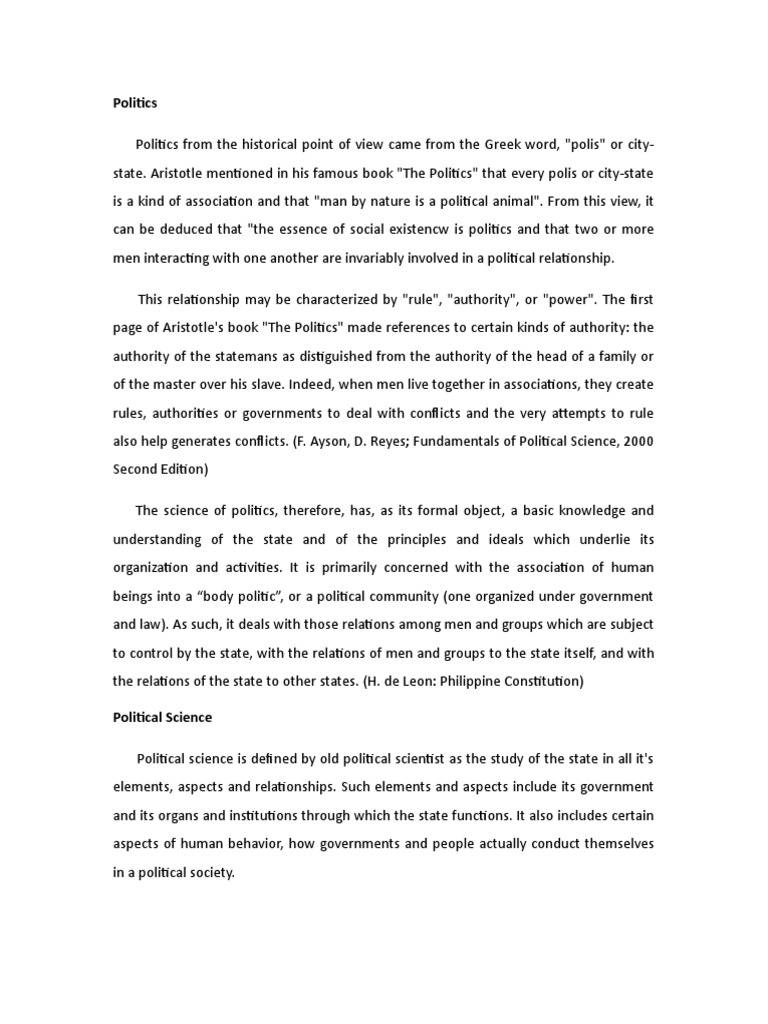 Politics and Citizenship in a Nutshell | PDF | Citizenship | Political ...