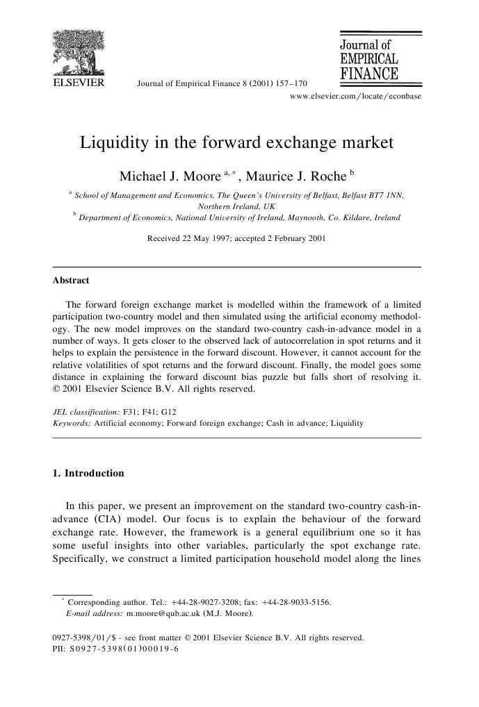 Liquidity in Forex Markets | PDF | Finance & Money Management