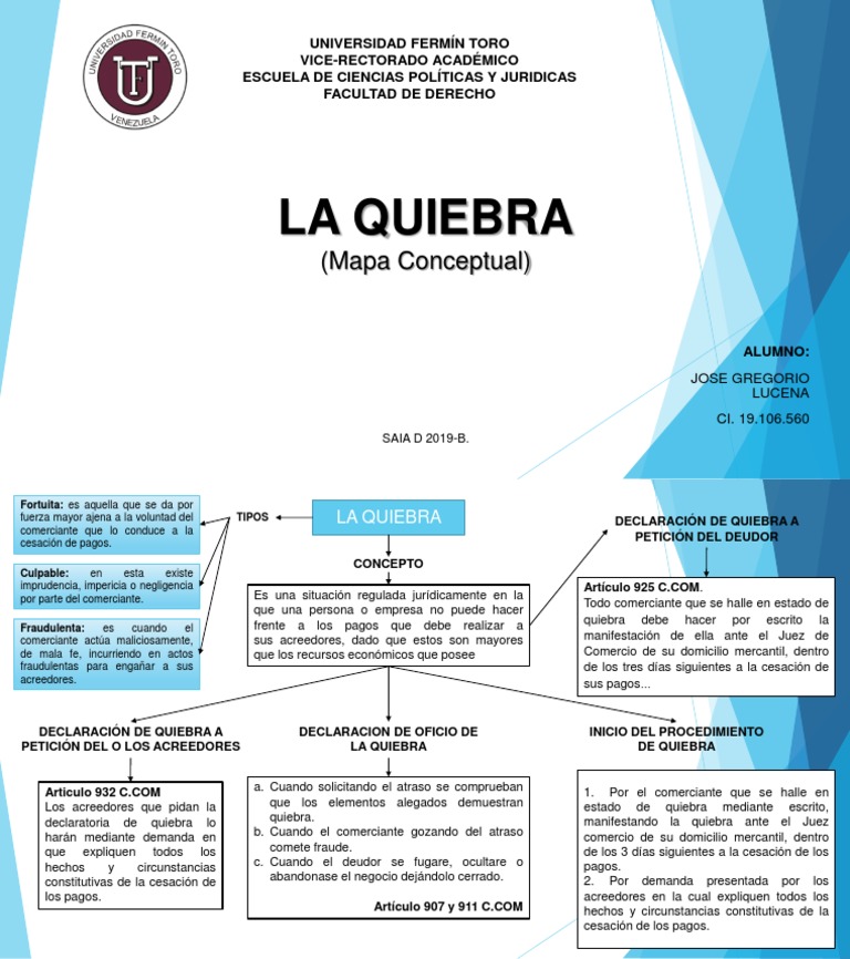 Tipos y Proceso de Quiebra Mercantil | PDF | Bancarrota | Información ...