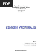 Definicion y Ejemplos de Espacios Vectoriales | PDF | Espacio vectorial ...