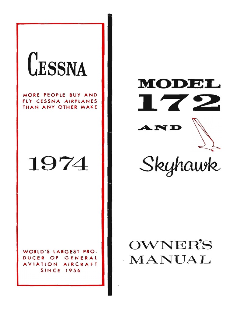 C172M 1974 Poh PDF | PDF