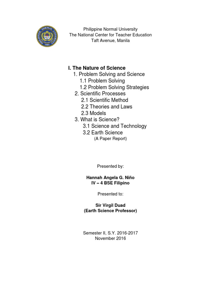 Earth Science Written Report | PDF | Theory | Science