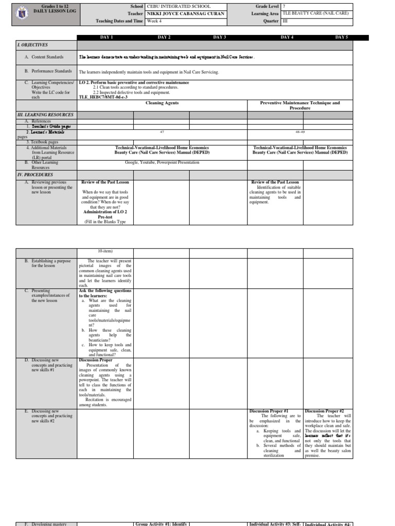 4th Week | PDF | Behavior Modification | Communication