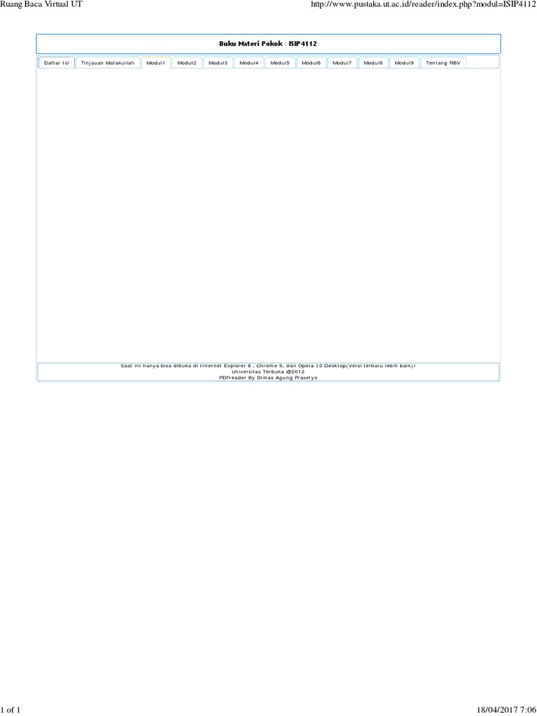 Ruang Baca Virtual UT | PDF