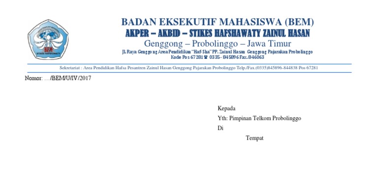 Kop Amplop Bem | PDF