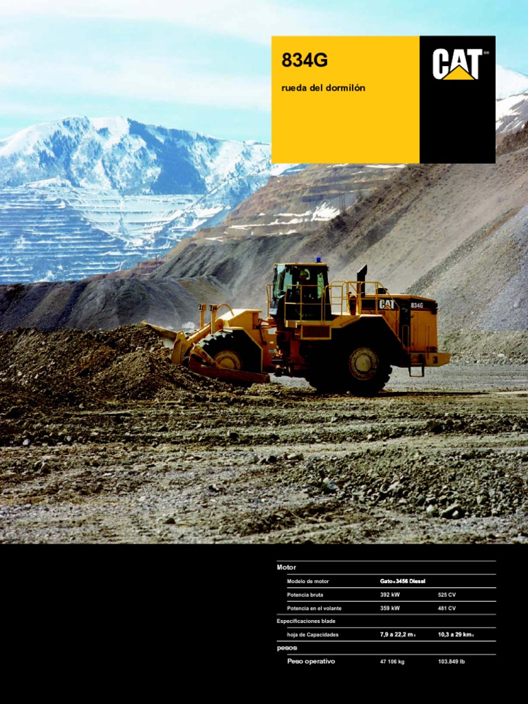 834g en eSPAÑOL | PDF | Eje | Engranaje